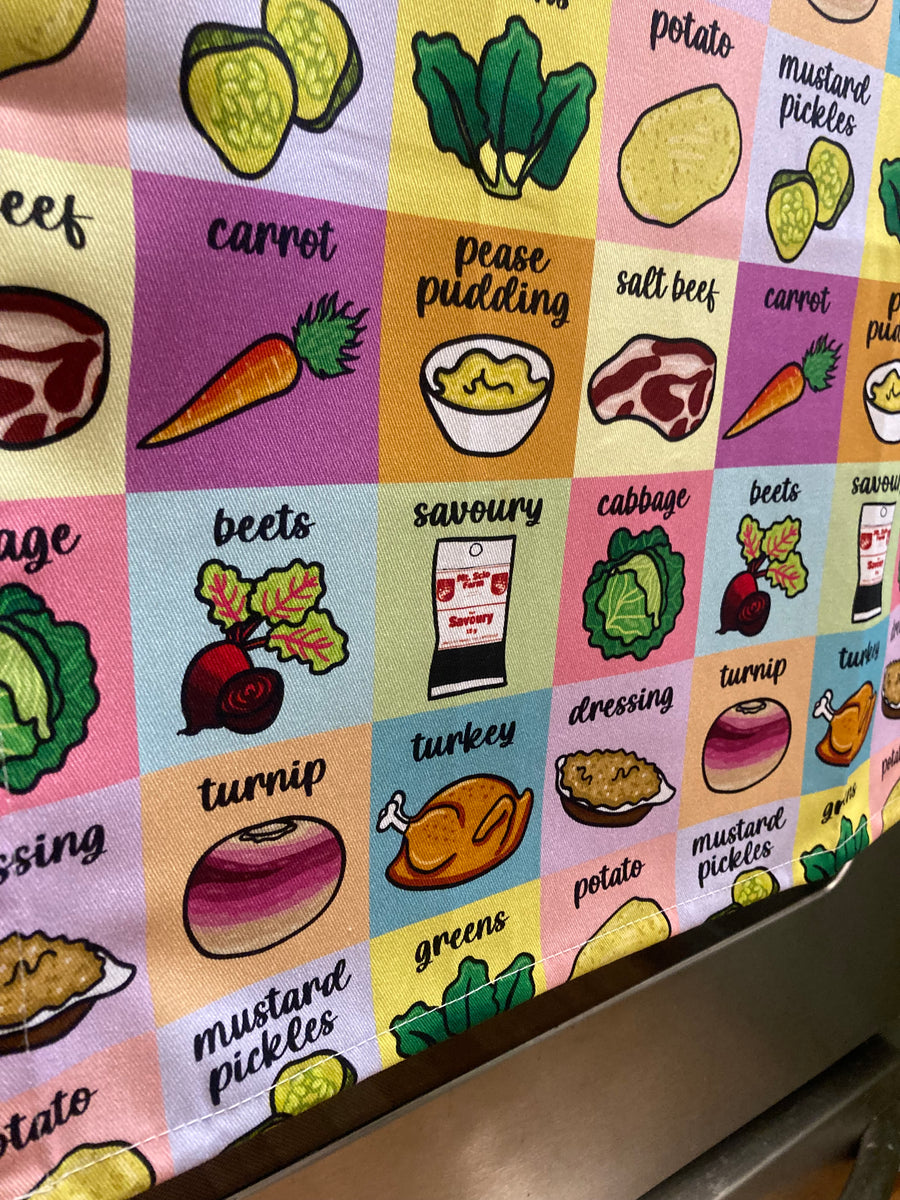 Sunday Dinner Tea Towel – Kate Fudge Art