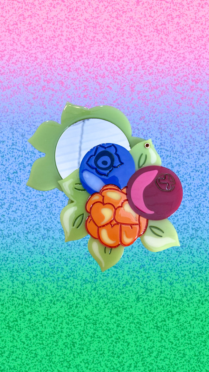 Berries Compact Mirror – Kate Fudge Art