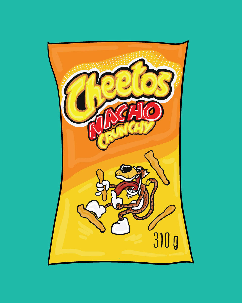 Nacho Cheetos Chips Print – Kate Fudge Art