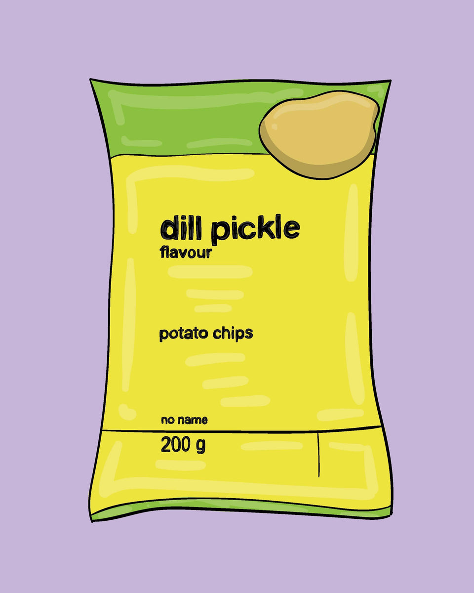 Dill Pickle Chips Print – Kate Fudge Art