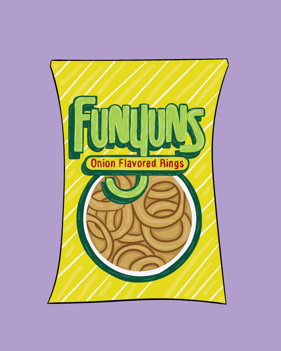 Funjuns Chips Print – Kate Fudge Art